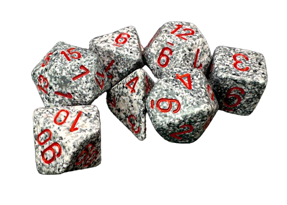 Dice Sets Chessex Chaos Cards