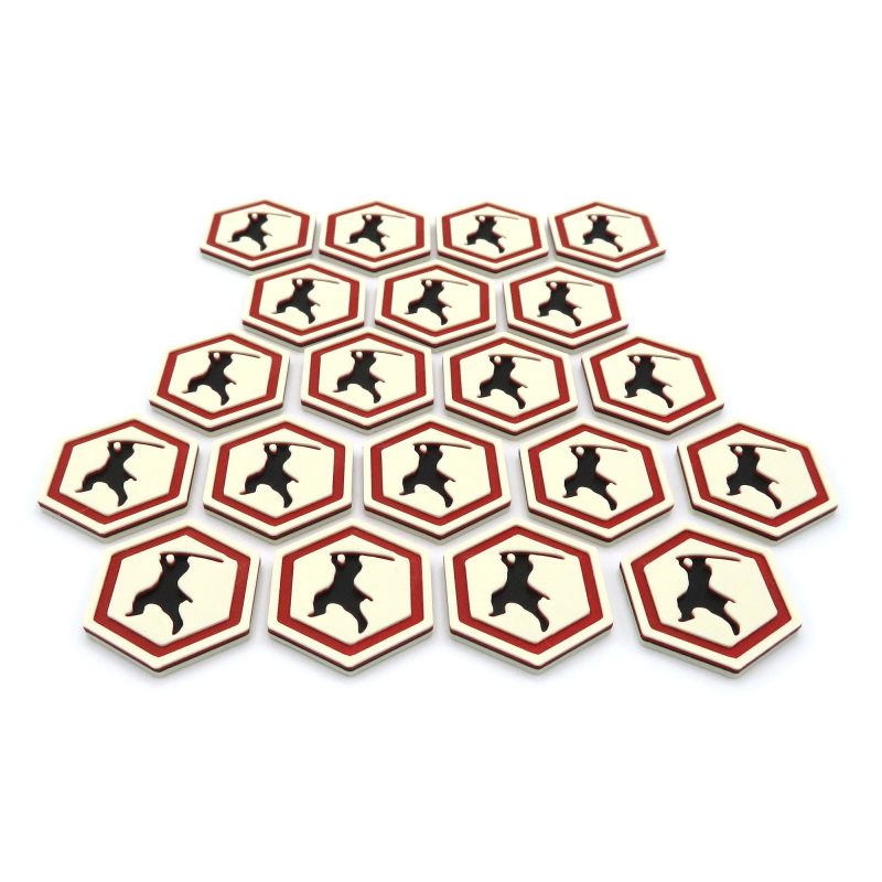Ronin Tokens For Rising Sun - 20 Pieces | Chaos Cards