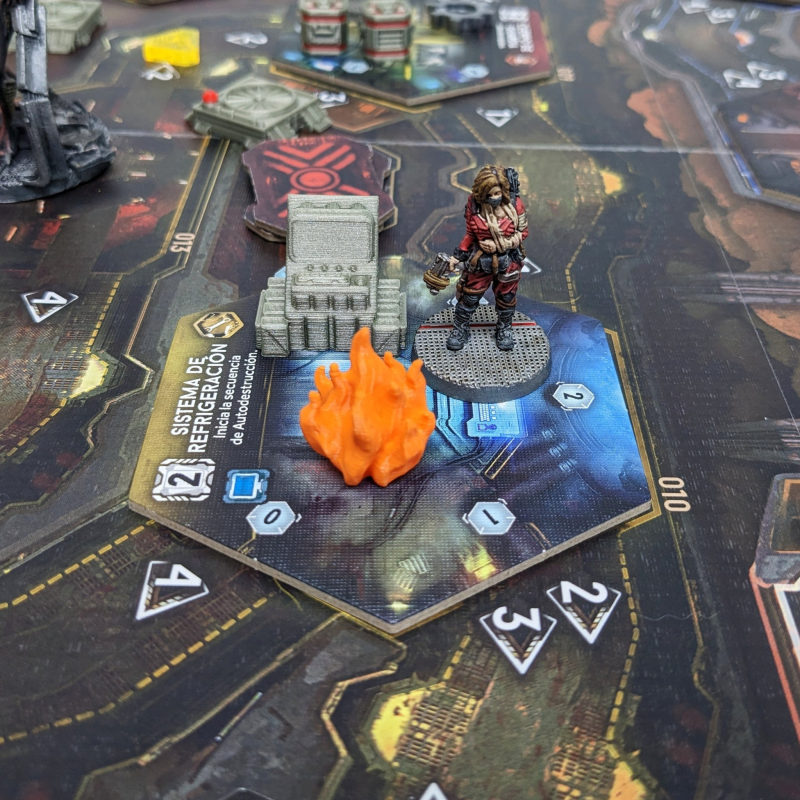 Fire Tokens for Nemesis & Nemesis: Lockdown - 12 Pieces