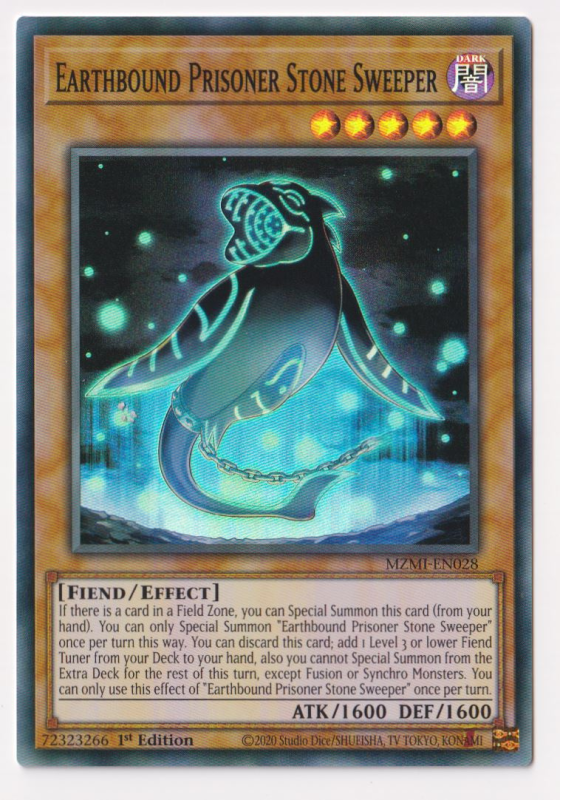 Earthbound Prisoner Stone Sweeper (Super Rare) : MZMI-EN028 - Yu-Gi-Oh ...