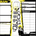 Mork Borg Character Sheets | Chaos Cards