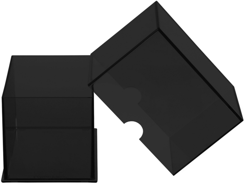Ultra Pro Eclipse 2-Piece Deck Box: Jet Black | Chaos Cards