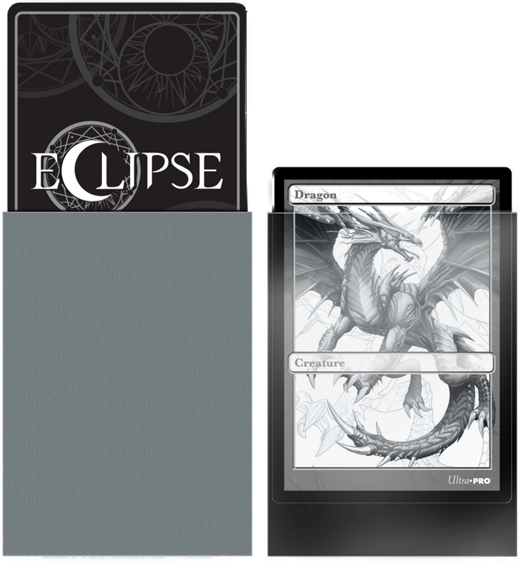 Standard Size Deck Protectors | Ultra Pro | Eclipse Matte Smoke Grey