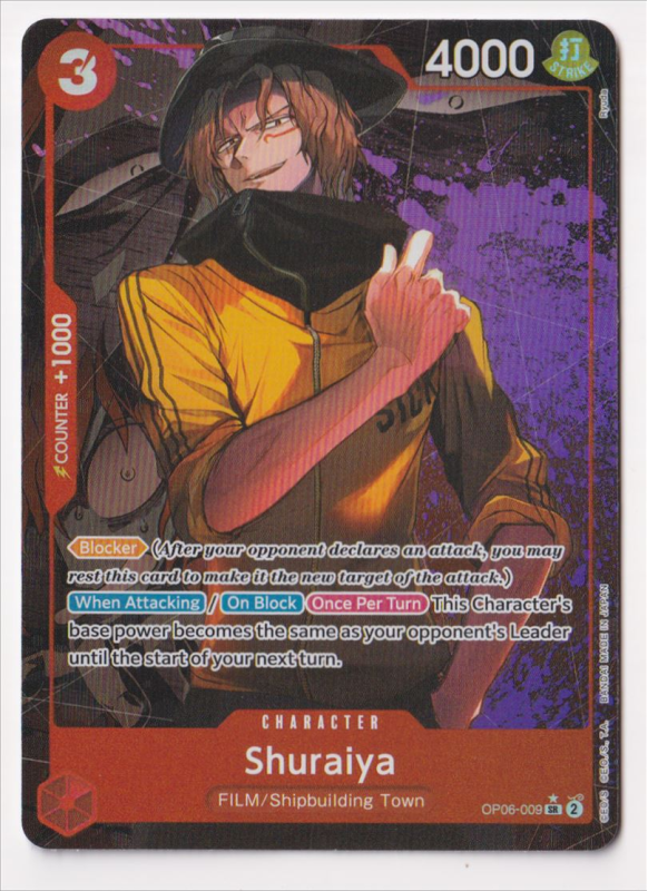 Shuraiya (ALTERNATE ART) : OP06-009 WINGS OF THE CAPTAIN - One Piece ...
