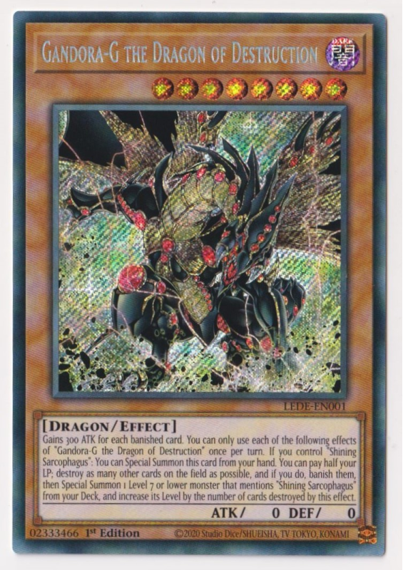 Gandora-G the Dragon of Destruction (Secret Rare) : LEDE-EN001 - Yu-Gi ...
