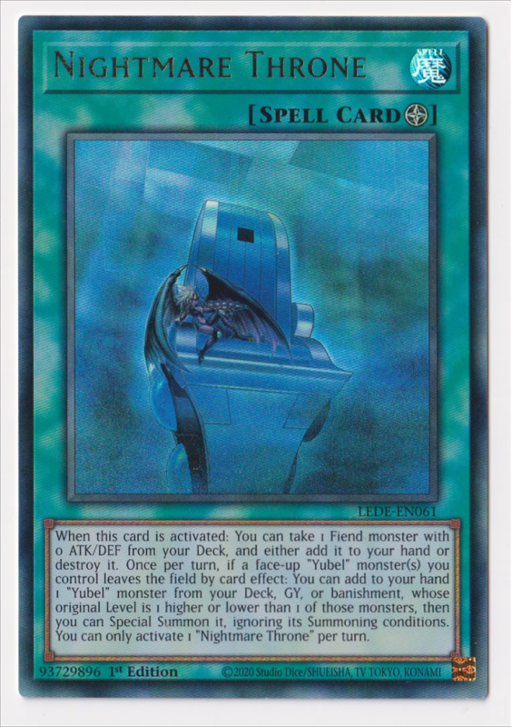 Nightmare Throne (Ultra Rare) : LEDE-EN061 - Yu-Gi-Oh! Single Card