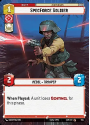 SpecForce Soldier (HYPERSPACE)(FOIL) : 403 SPARK OF REBELLION - Star ...