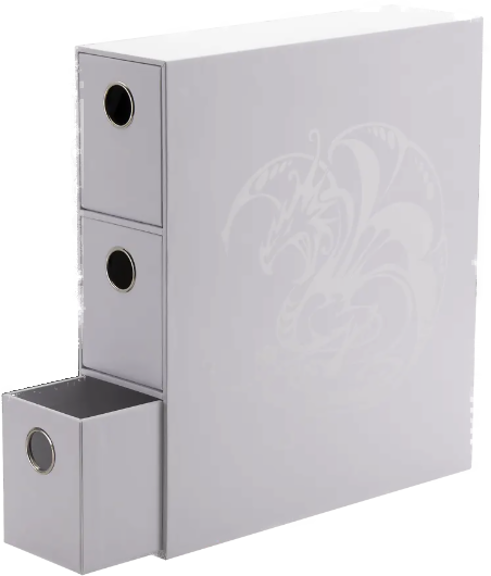 Dragon Shield Fortress Card Drawers - White | Chaos Cards