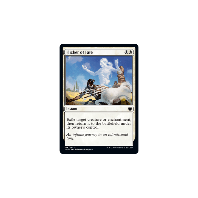 Flicker of Fate : THEROS: BEYOND DEATH 016/254 - Magic the Gathering ...