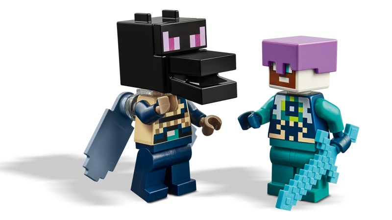 Lego Minecraft The End Minecraft The Ender Dragon And End Ship | LEGO