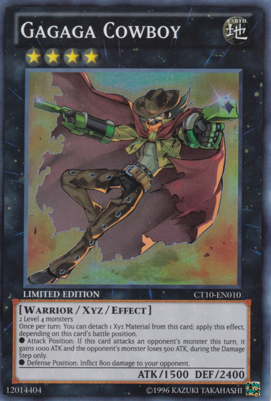 Yu-Gi-Oh! Promo Card CT10-EN010 Gagaga Cowboy | Chaos Cards