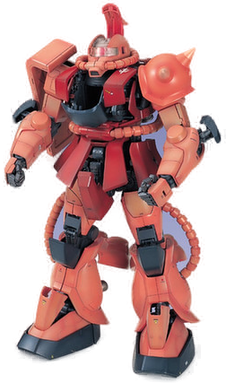 MS-06s Zaku II Char Aznable's Customize Mobile Suit Perfect Grade Model Kit