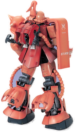 MS-06s Zaku II Char Aznable's Customize Mobile Suit Perfect Grade Model Kit