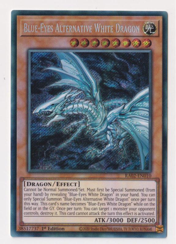 Blue-Eyes Alternative White Dragon (Secret Rare) : RA02-EN010 - Yu-Gi-Oh! Single Card