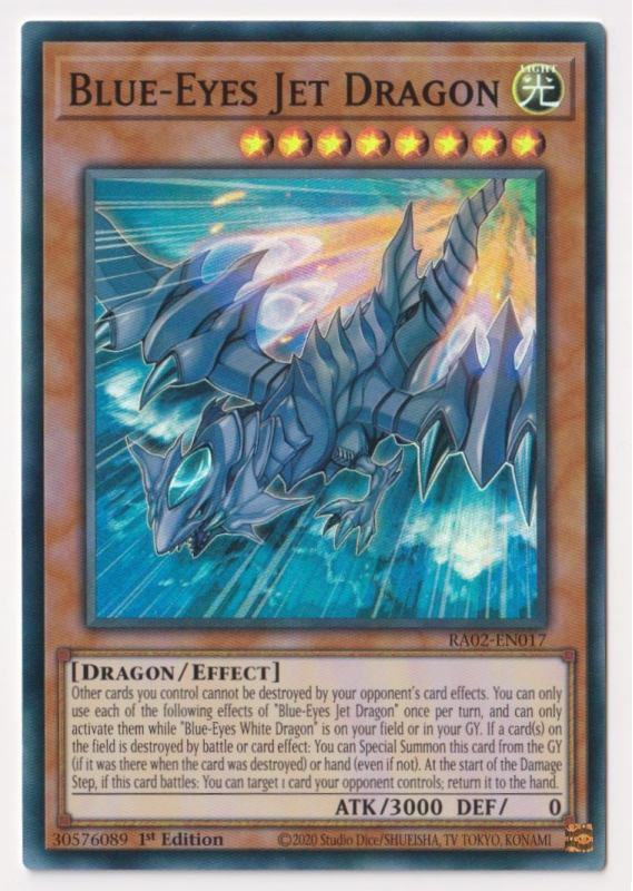 Blue-Eyes Jet Dragon (Super Rare) : RA02-EN017 - Yu-Gi-Oh! Single Card