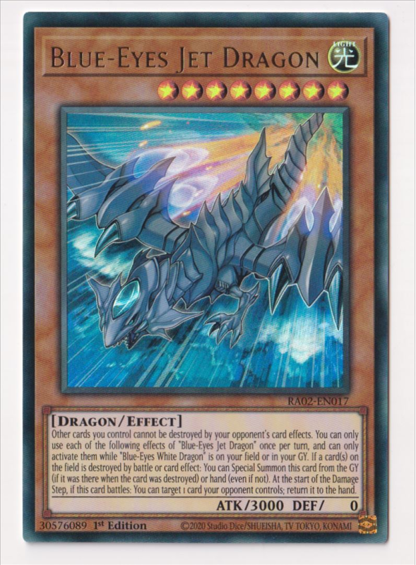 Blue-Eyes Jet Dragon (Ultra Rare) : RA02-EN017 - Yu-Gi-Oh! Single Card