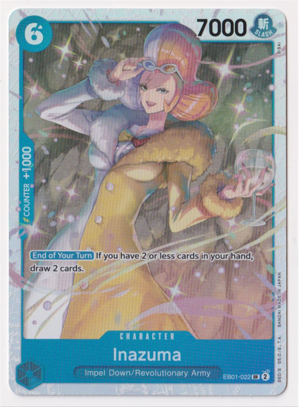 Inazuma : EB01-022 EXTRA BOOSTER MEMORIAL COLLECTION - One Piece Single ...