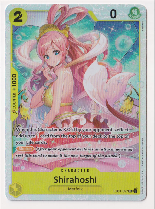 Shirahoshi : EB01-057 EXTRA BOOSTER MEMORIAL COLLECTION - One Piece Single Card