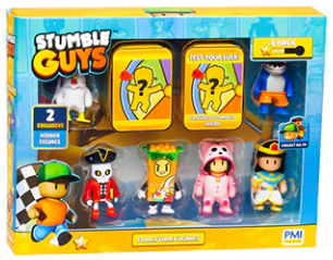 Stumble Guys: Collectible Figures 8PK Deluxe Box Featuring Chicken