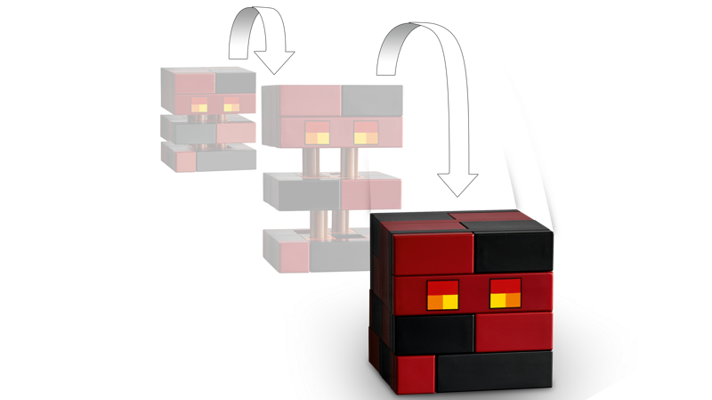 LEGO® Minecraft® The Nether Bastion | 21185 Building Kit (300 Pieces)