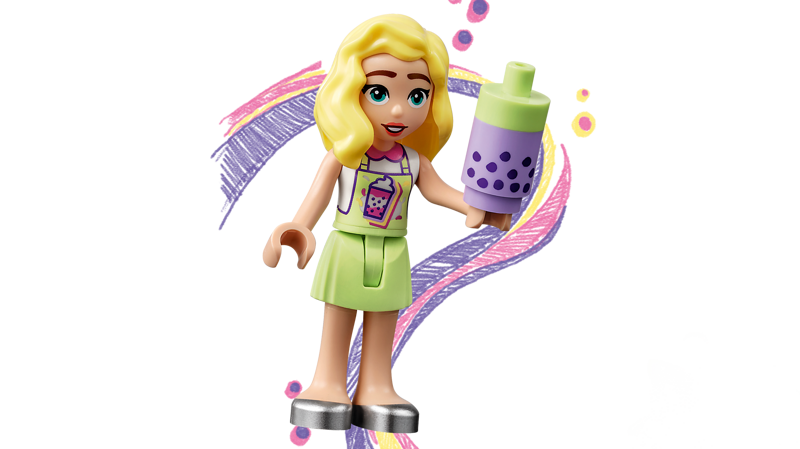 LEGO 41733 Friends Mobile Bubble Tea Shop with Toy Scooter