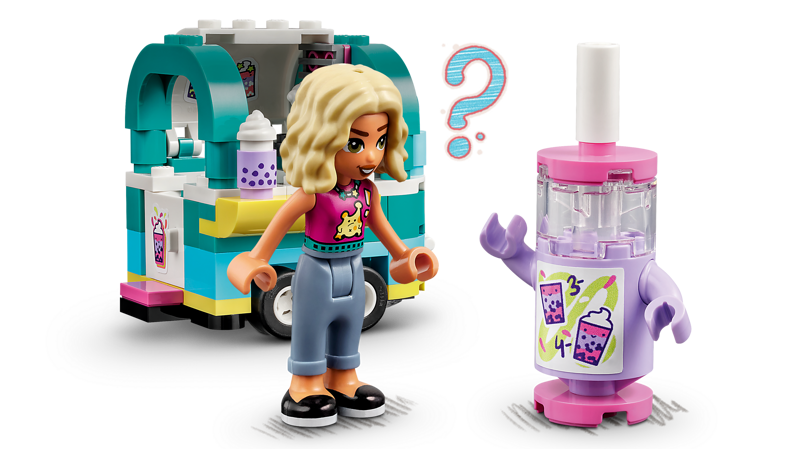 LEGO 41733 Friends Mobile Bubble Tea Shop with Toy Scooter