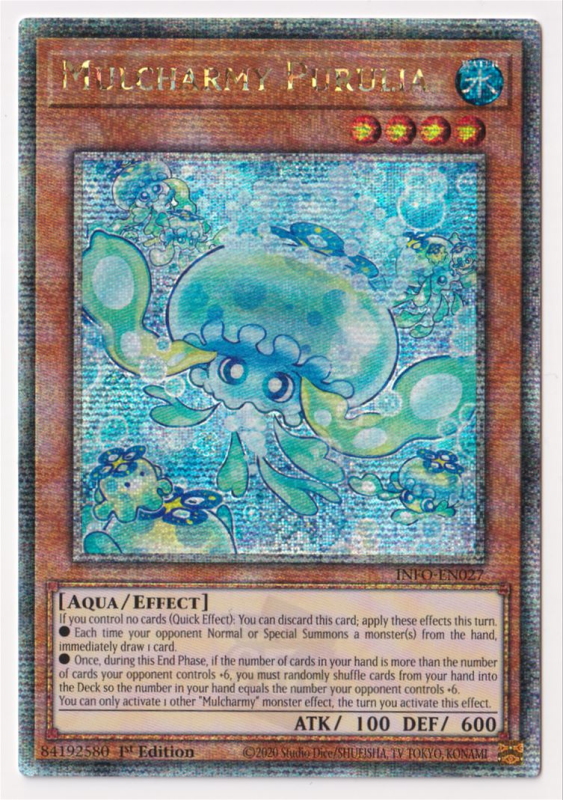 Mulcharmy Purulia (Quarter Century Secret Rare) : INFO-EN027 - Yu-Gi-Oh ...