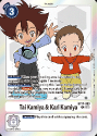 Tai Kamiya & Kari Kamiya : BT17-093 SECRET CRISIS - Digimon Card Game Single Card