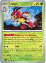 Ledian : SCARLET AND VIOLET - STELLAR CROWN 03/142 - Pokemon Single Card
