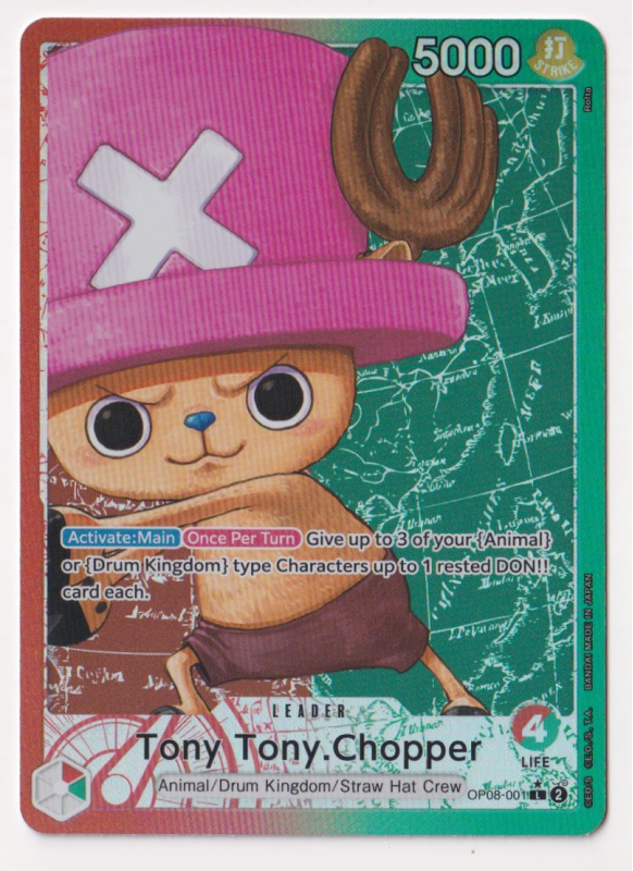 Tony Tony.Chopper (ALTERNATE ART) : OP08-001 TWO LEGENDS - One Piece ...