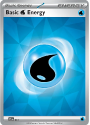 Basic Water Energy : SCARLET AND VIOLET - Pokemon Single Card