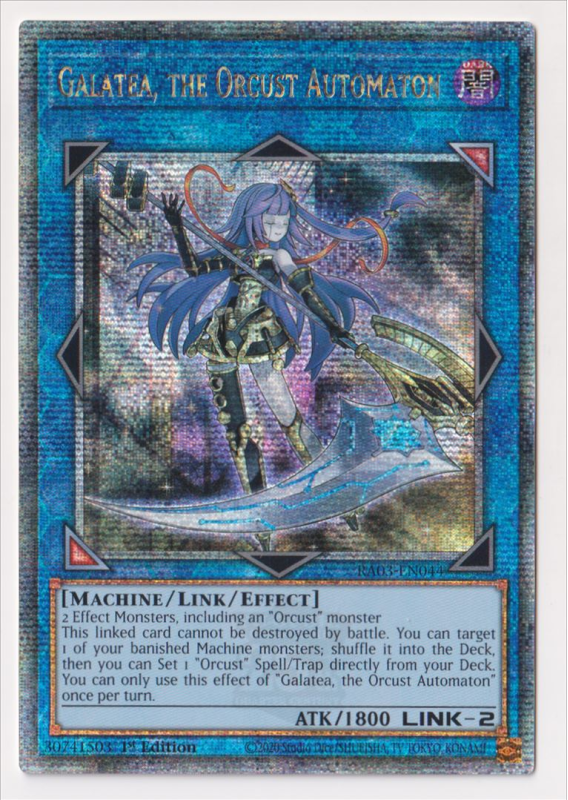 Galatea, the Orcust Automaton (Quarter Century Secret Rare) : RA03 ...