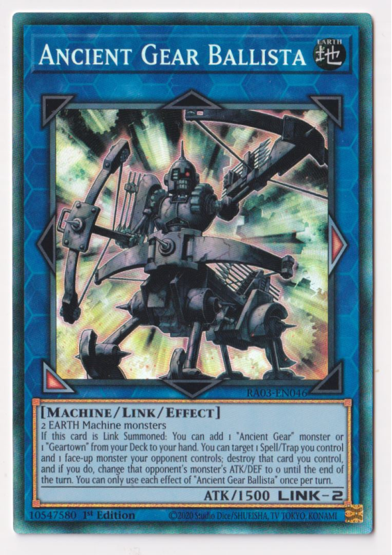 Ancient Gear Ballista (Collector's Rare) : RA03-EN046 - Yu-Gi-Oh ...