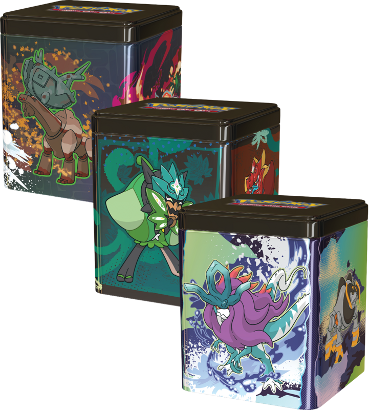 Pokemon Stacking Tin 2025 | Set of 3 | Chaos Cards UK