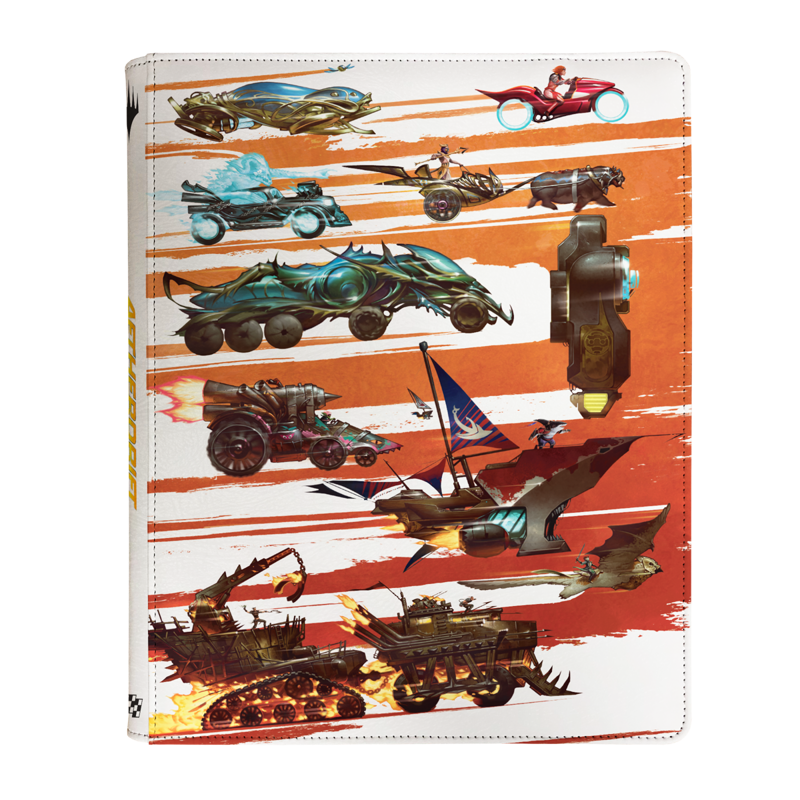 Ultra Pro Aetherdrift 9-Pocket Premium Zippered PRO-Binder Finish Line