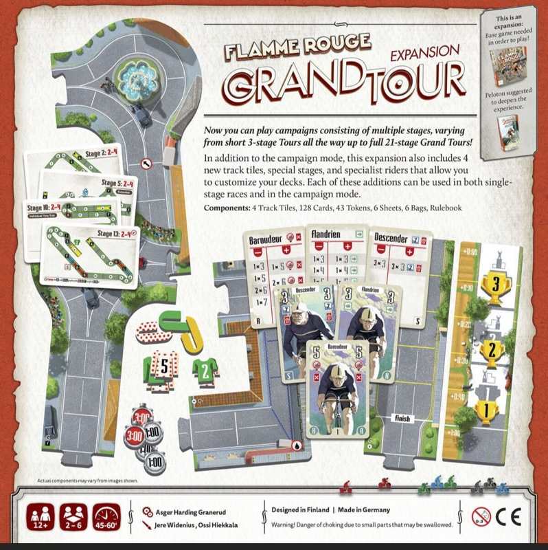 Flamme Rouge: Grand Tour Expansion | Chaos Cards