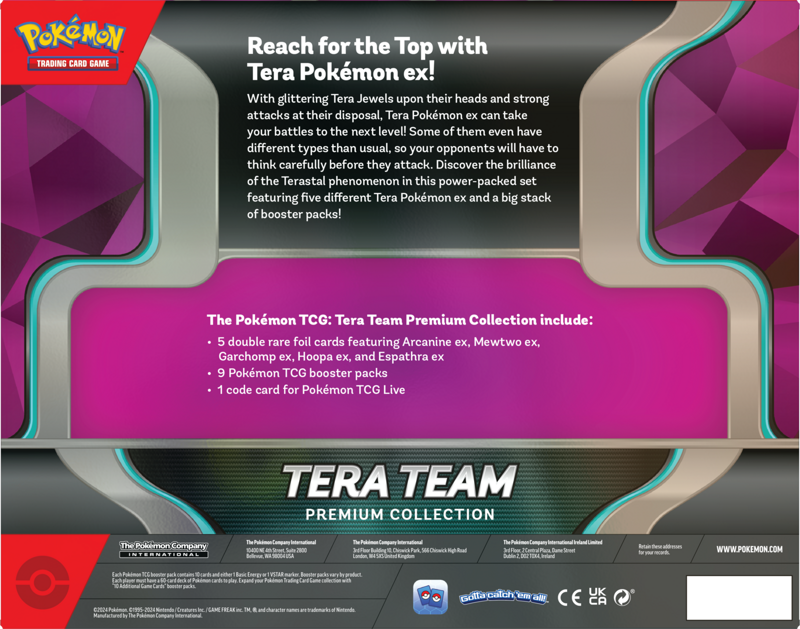 Pokemon Tera Team Premium Collection | Chaos Cards