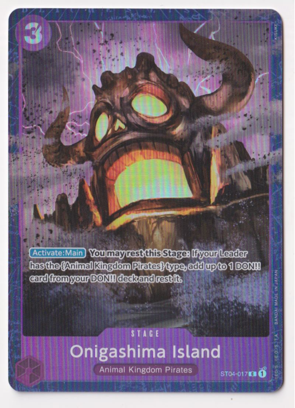 Onigashima Island (ALTERNATE ART) : ST04-017 BEST SELECTION VOL.2 - One ...