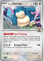 Hop's Snorlax : SCARLET AND VIOLET - JOURNEY TOGETHER 117/159 - Pokemon ...