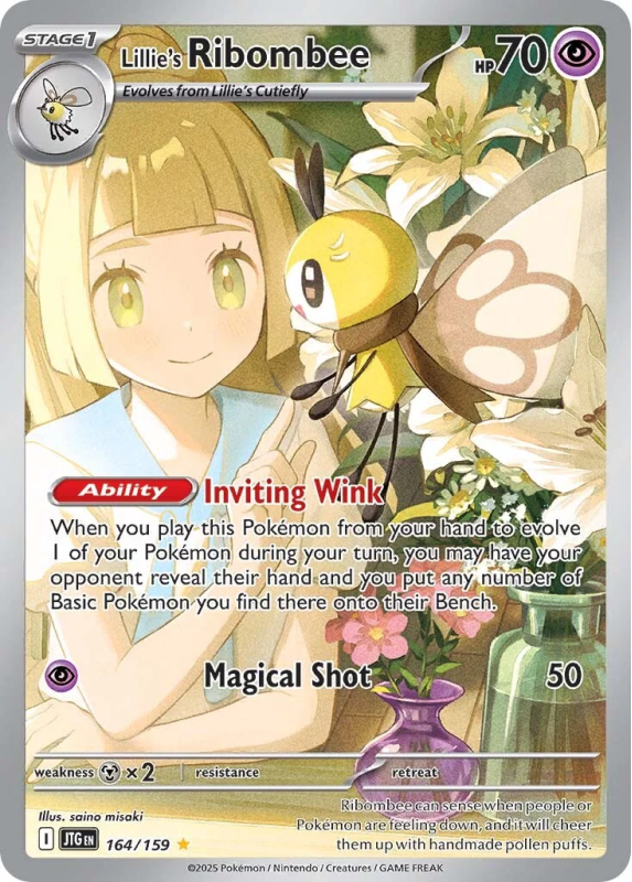 Lillie's Ribombee : SCARLET AND VIOLET - JOURNEY TOGETHER 164/159 ...
