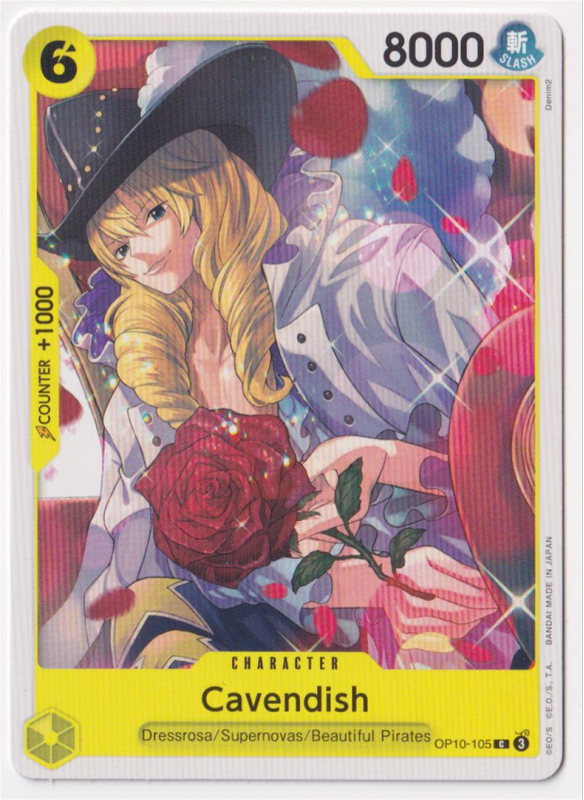 Cavendish : OP10-105 ROYAL BLOOD - One Piece Single Card