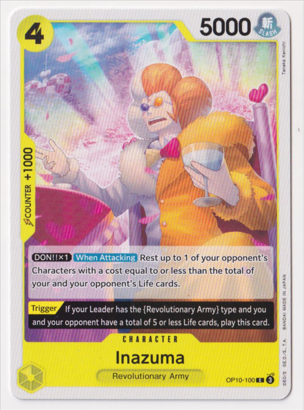 Inazuma : OP10-100 ROYAL BLOOD - One Piece Single Card