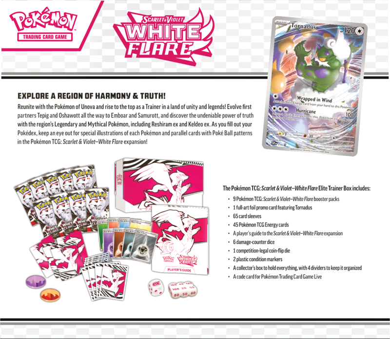 White Flare | Elite Trainer Box | Pokemon | Chaos Cards