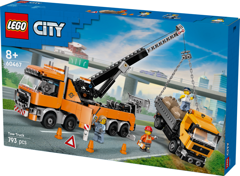 LEGO City | Heavy-Duty Recovery Tow Truck with Crane | 60467