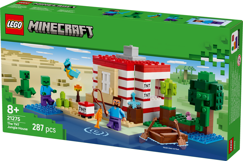 LEGO Minecraft® | The TNT Jungle House | 21275