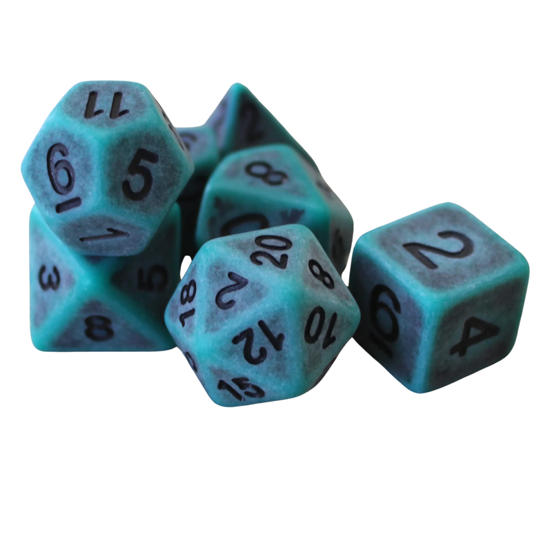 Legend Dice Dice Set : 16mm Ancient Peacock | Chaos Cards