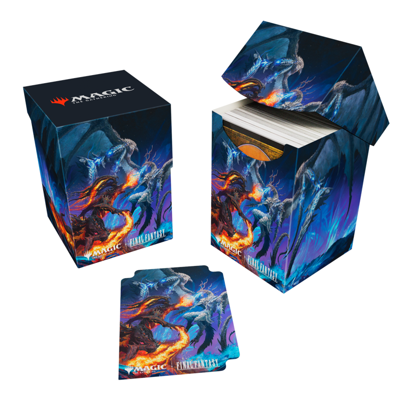 Ultra Pro Magic: The Gathering Final Fantasy 100+ Deck Box Ifrit Vs Bahamut