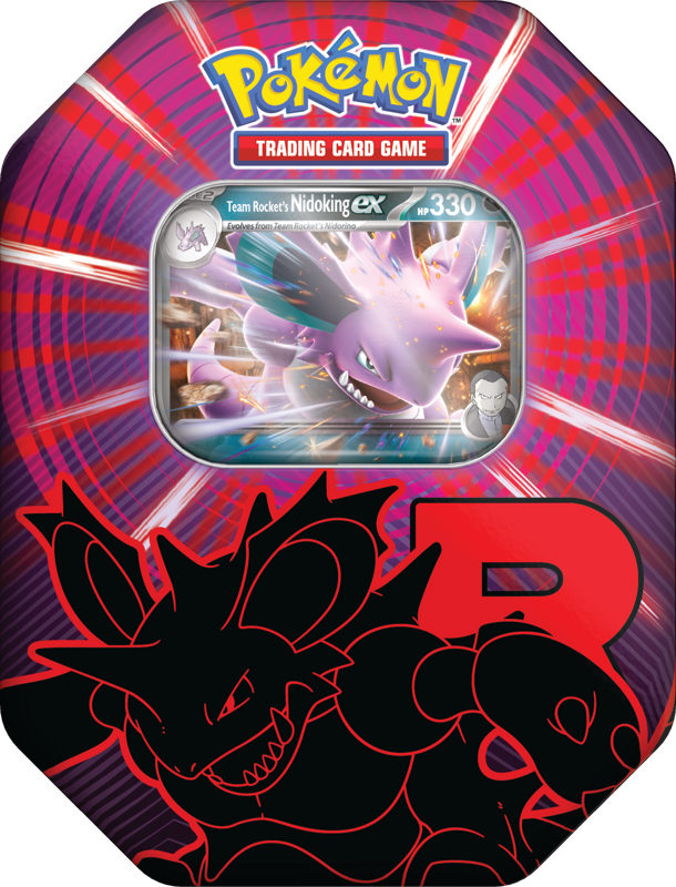 Team Rocket Tin | Set of Three | Pokemon Tins | Chaos Cards