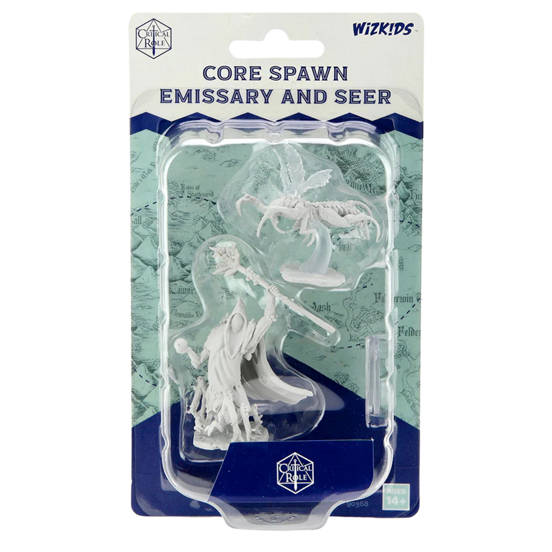 Critical Role Unpainted Miniatures: Core Spawn Emissary and Seer