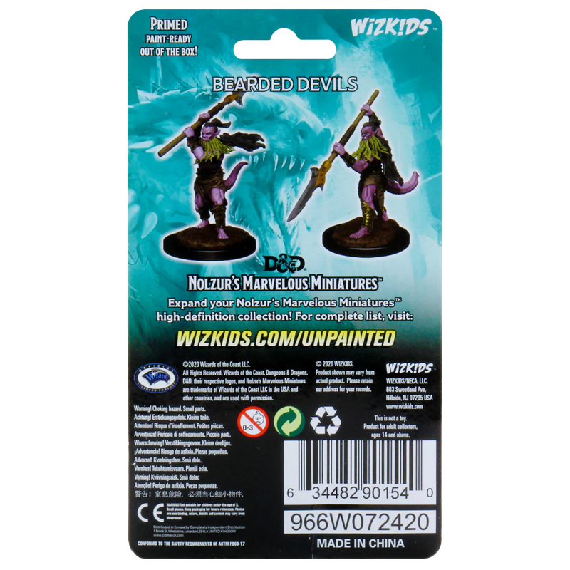 Dungeons & Dragons Nolzur's Marvellous Miniatures - Bearded Devils